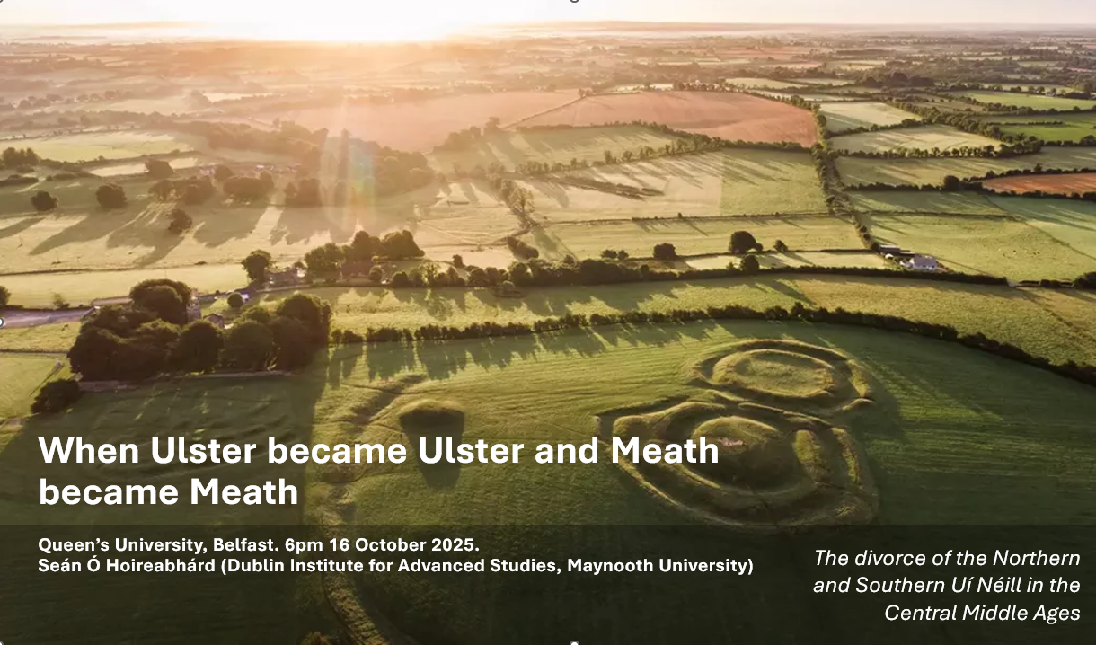 USIHS Lecture – Ulster Society for Irish Historical Studies